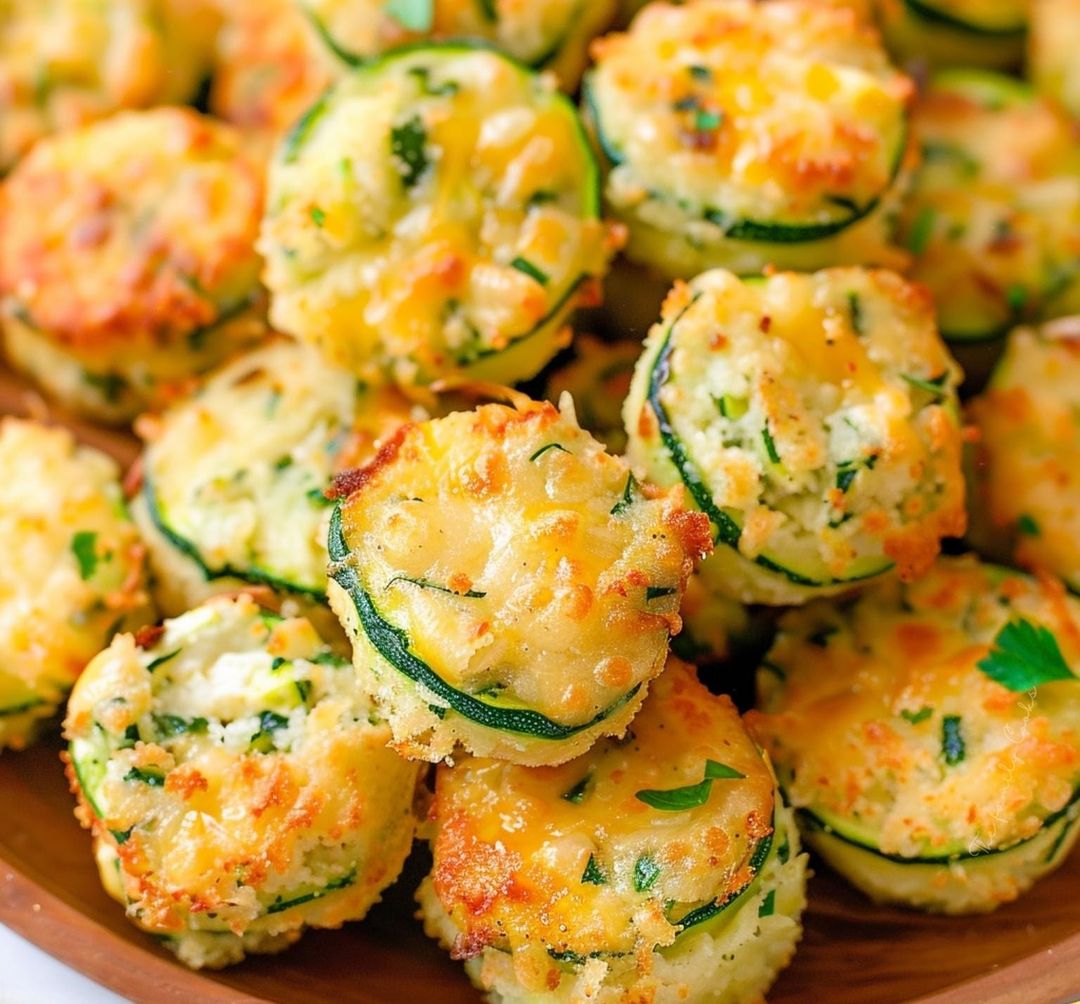 Cheesy Zucchini Bites - Junior Daily Recipes