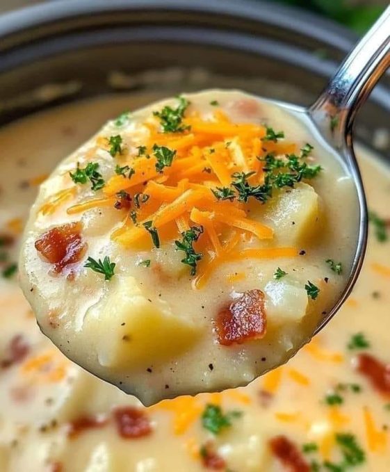 Crock Pot Crack Potato Soup – Junior Daily Recipes