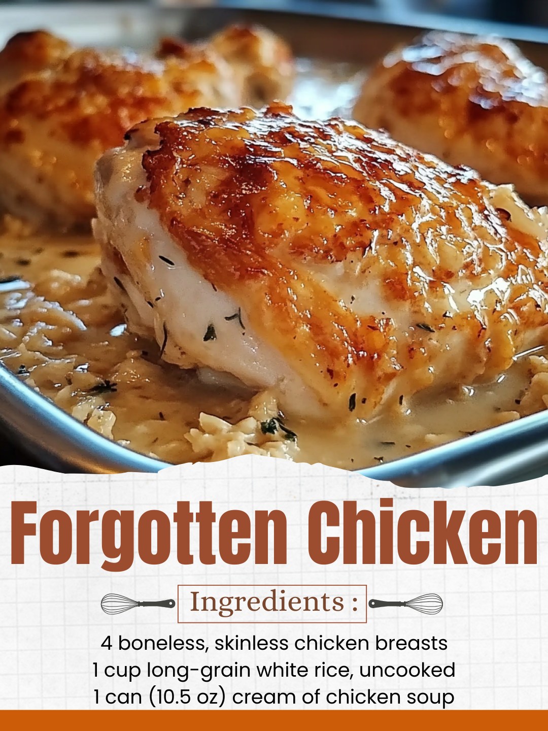 Forgotten Chicken – Junior Daily Recipes