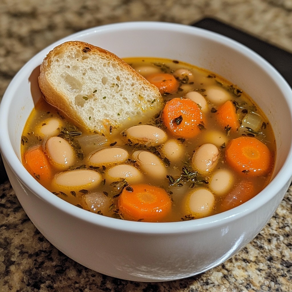 Great Northern Bean Soup with Carrots – Junior Daily Recipes