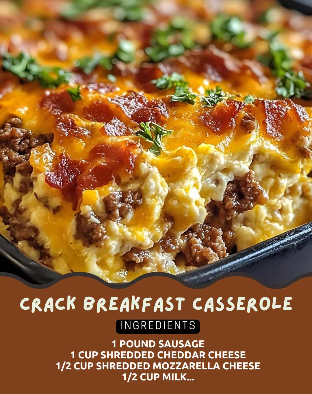 Crack Breakfast Casserole - Junior Daily Recipes